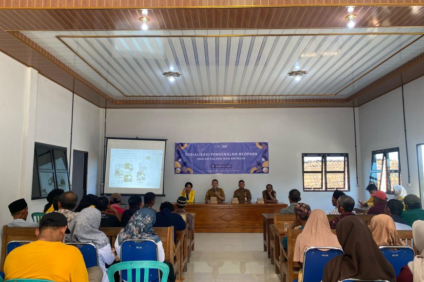 Sosialisasi Geopark Antiklin dan Makam Orang Kalang, Mahasiswa Unigoro ...